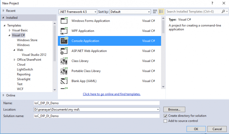 Inversion of Control using Factory Pattern in C# - Dot Net Tutorials