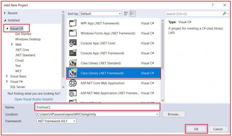 Dependency Injection Using Unity Container In Aspnet Mvc