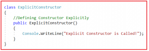 Constructors in C# with Examples - Dot Net Tutorials