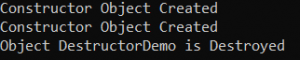 Destructors in C# with Examples - Dot Net Tutorials