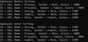 Comparison Delegate in C# with Examples - Dot Net Tutorials