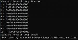 Parallel Foreach Loop in C# With Examples - Dot Net Tutorials