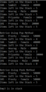 Generic Stack Collection Class in C# - Dot Net Tutorials