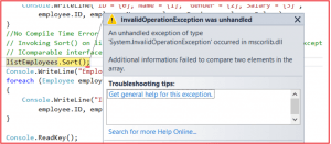 How to Sort a List of Complex Type in C# with Examples - Dot Net Tutorials