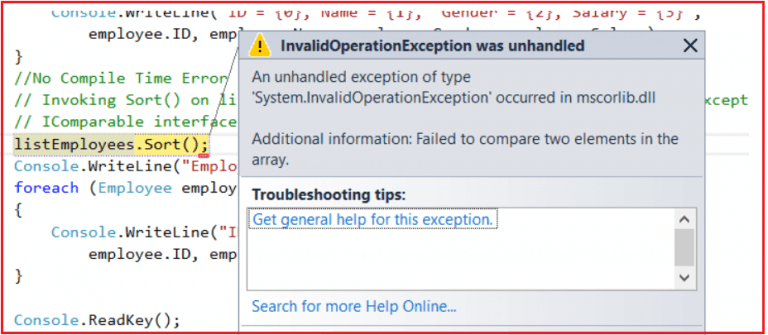 How To Sort A List Of Complex Type In C With Examples Dot Net Tutorials