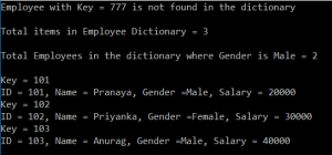 Dictionary in C# with Real-time Examples - Dot Net Tutorials