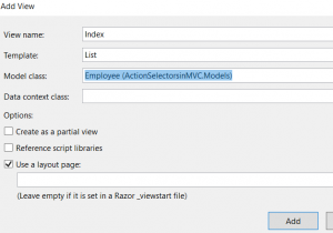 Action Verb Selector in ASP.NET MVC - Dot Net Tutorials