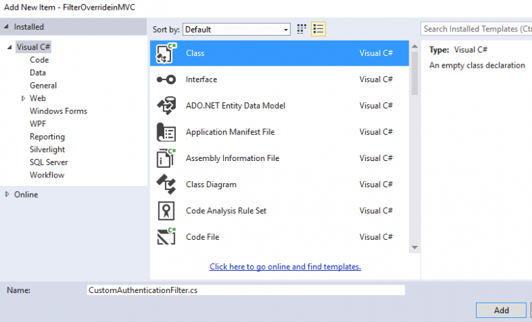 Filter Overrides Aspnet Mvc Tutorials Dot Net Tutorials