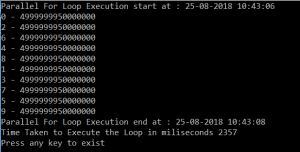Parallel For in C# with Examples - Dot Net Tutorials