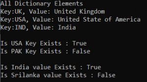 Dictionary Collection Class in C# with Examples - Dot Net Tutorials
