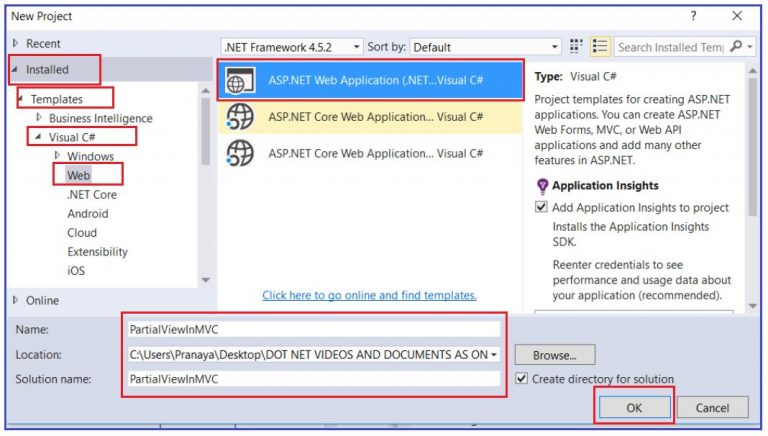 Partial Views In Aspnet Mvc Application Dot Net Tutorials 1254