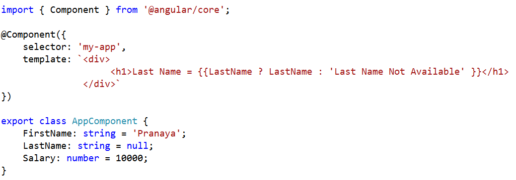 Angular Interpolation One Way Data Binding - Dot Net Tutorials