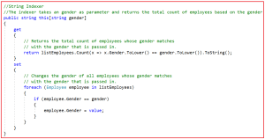 Indexers Real-Time Example in C# - Dot Net Tutorials