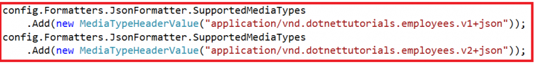 Web API Versioning Using Custom Media Types - Dot Net Tutorials