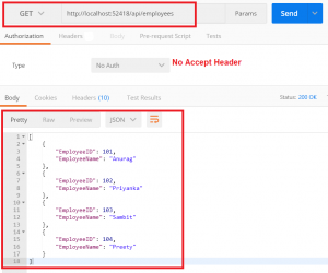 Web API Versioning Using Accept Header - Dot Net Tutorials