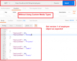 Web API Versioning Using Custom Media Types - Dot Net Tutorials