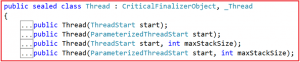 Constructors of Thread class in C# - Dot Net Tutorials