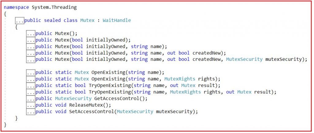 Mutex Class In C With Examples Dot Net Tutorials