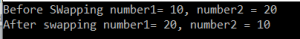 Swapping Program in C# with Examples - Dot Net Tutorials
