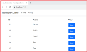 Tag Helpers in ASP.NET Core MVC - Dot Net Tutorials