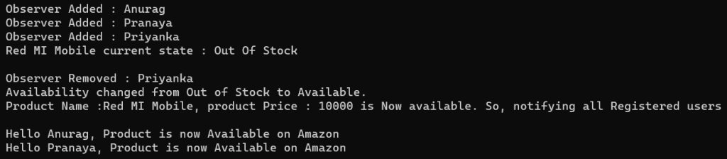 Observer Design Pattern In C With Examples Dot Net Tutorials