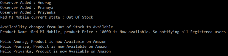 Observer Design Pattern in C# with Examples - Dot Net Tutorials