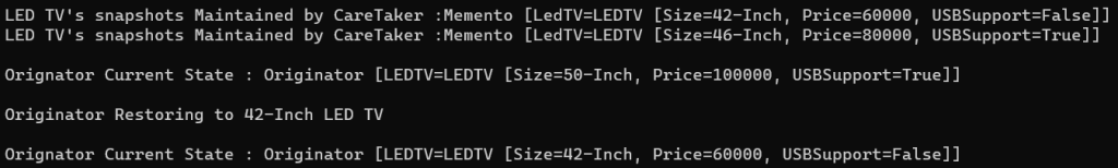 Memento Design Pattern in C# with Examples - Dot Net Tutorials
