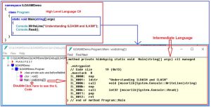 Intermediate Language (ILDASM & ILASM) - Dot Net Tutorials