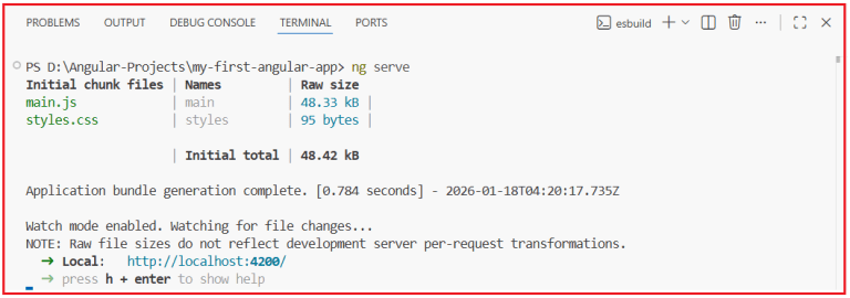 Creating Angular Project using Angular CLI - Dot Net Tutorials