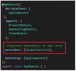 Dependency Injection in Angular - Dot Net Tutorials