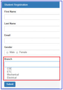 DropDownList in Angular Template Driven Forms - Dot Net Tutorials
