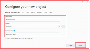 Creating Blazor App in Visual Studio - Dot Net Tutorials