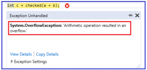 Checked and Unchecked keyword in C# - Dot Net Tutorials