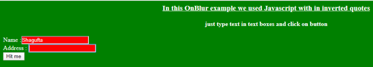 Examples of JavaScript Events Types - Dot Net Tutorials