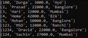 Database Connectivity in Python - Dot Net Tutorials