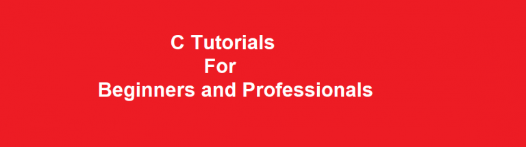 C Programming Language Tutorials For Beginners Dot Net Tutorials 1199
