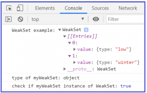 JavaScript WeakSet Data Structure - Dot Net Tutorials