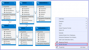 Model Browser in Entity Framework - Dot Net Tutorials