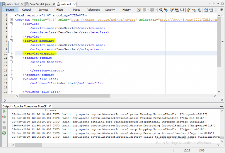 Creating Servlet Using Netbeans Ide Dot Net Tutorials