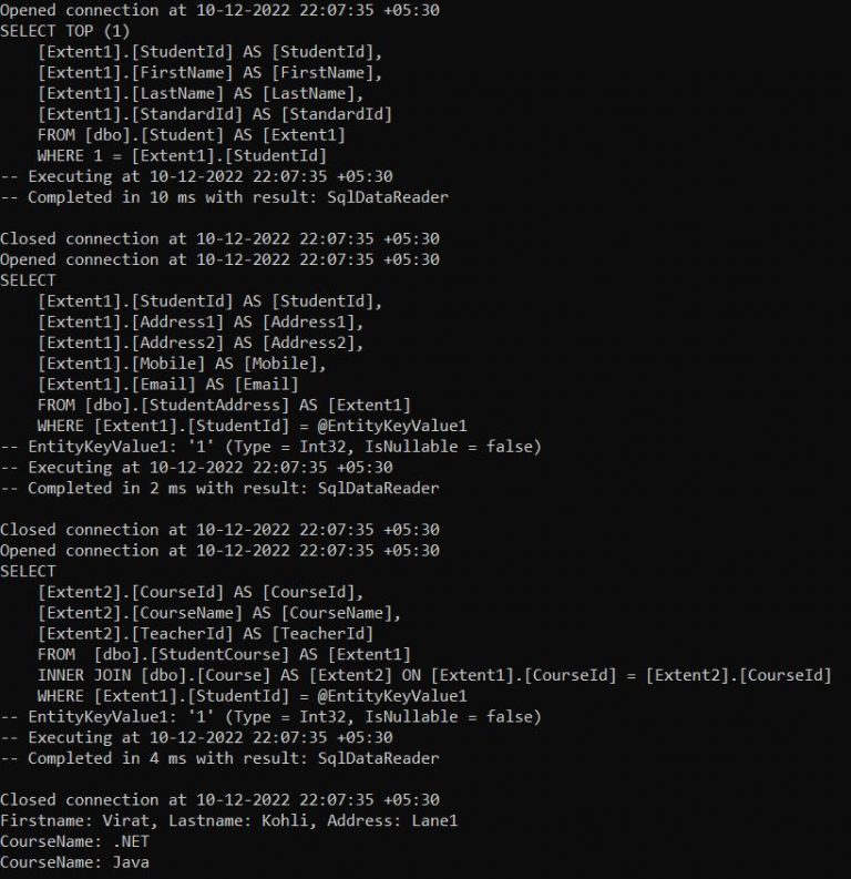 Explicit Loading In Entity Framework Dot Net Tutorials