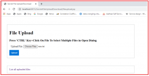 Uploading and Downloading Files in Servlet - Dot Net Tutorials