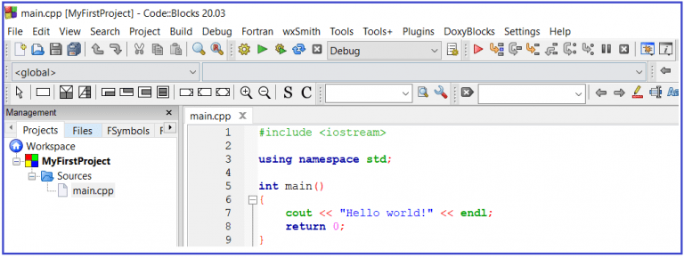 Code Blocks Ide Setup And Settings Dot Net Tutorials 1446