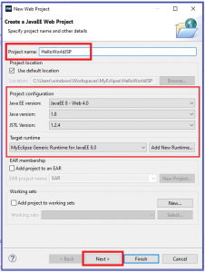 JSP Web Application using MyEclipse IDE - Dot Net Tutorials