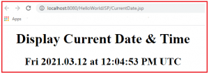 JSP Date Handling with Examples - Dot Net Tutorials