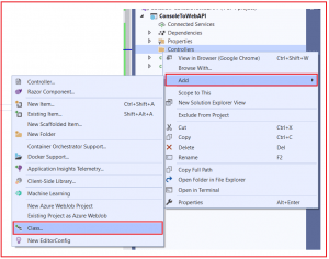 Adding Controller in ASP.NET Core Web API - Dot Net Tutorials