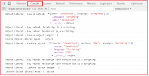 JavaScript Object Literals with Examples - Dot Net Tutorials