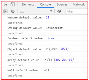 JavaScript Default Parameters with Examples - Dot Net Tutorials