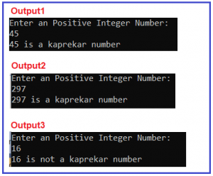 Kaprekar Number in C# with Examples - Dot Net Tutorials
