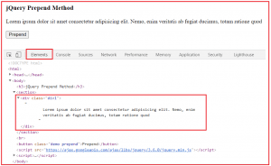 jQuery Append and Prepend Elements - Dot Net Tutorials