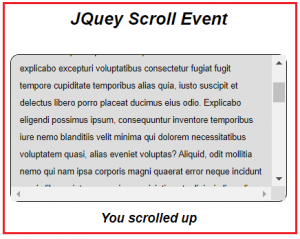 jQuery Scroll Event with Examples - Dot Net Tutorials